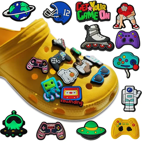 Buy New Design Game Shoe Charms Cartoon 2d Anime Shoe Parts Soft Pvc ...