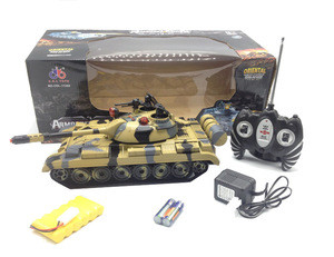 Buy New Simulation Wireless Remote Control Military Battle Tanks Radio ...