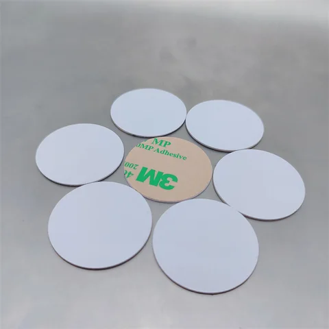 Buy Ntag213/215/216 Rfid Coin Card For Elastic Wristband Diameter 18/25 ...