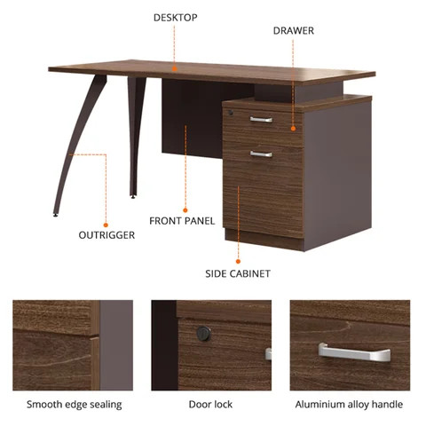 Buy Office Table With Drawers Workstation Office Table Modern Design ...