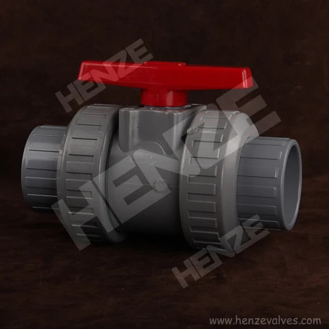 Buy Plastic Upvc, Cpvc, Pph, Pvdf, Frpp Socket Ball Valve from Henze Valves Corporation, China ...