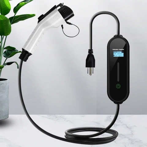 Buy Portable Ev Charging Station 1.92 Kw Portable Smart 1.3 Inch Led ...