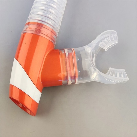 Buy Professional Double Check Valve Splash Guard Swim Breathing Tube ...