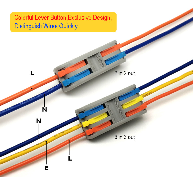 Buy Push In Quick Connect Electrical Terminals Connector from Xiamen ...