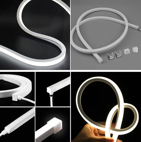 Buy Silicone Flexible Neon Light Strip Waterproof Ip67 12v 24v Home Led ...