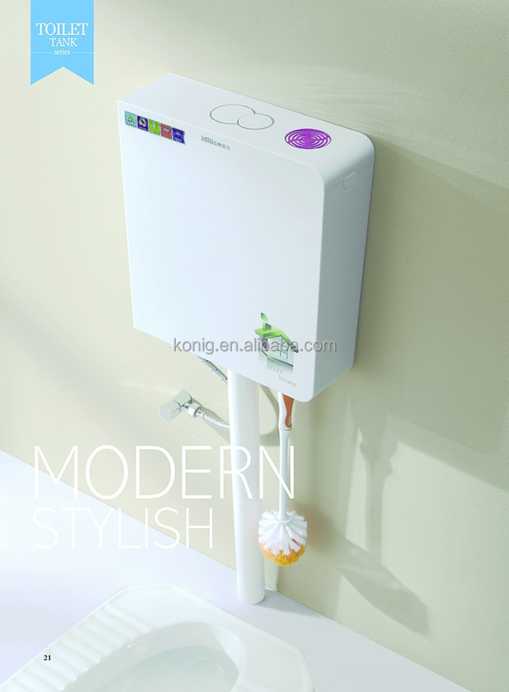 Buy Slim! 70mm Wall Hung Dual Flush Tank Toilet Cistern Plastic Pvc ...