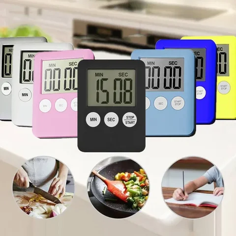 Buy Smart Magnetic Square Lcd Reminder Digital Alarm Clock Beauty Spa ...