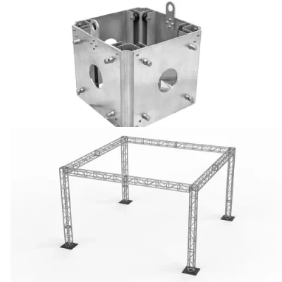 Buy Square Box Truss Sleeve Block Aluminum Stage Global Square Truss ...