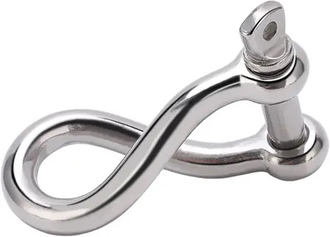 Buy Stainless Steel 316 Twist Shackle Anchor Shackle Heavy Duty Marine ...