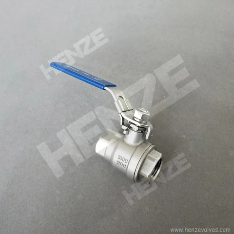 Buy Stainless Steel Cf8 Cf8m Cf3 Cf3m Ball Valves Floating 1000wog from ...