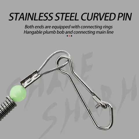 Buy Stainless Steel Fishing Wire Leader Rigs Anti-winding Fishing ...