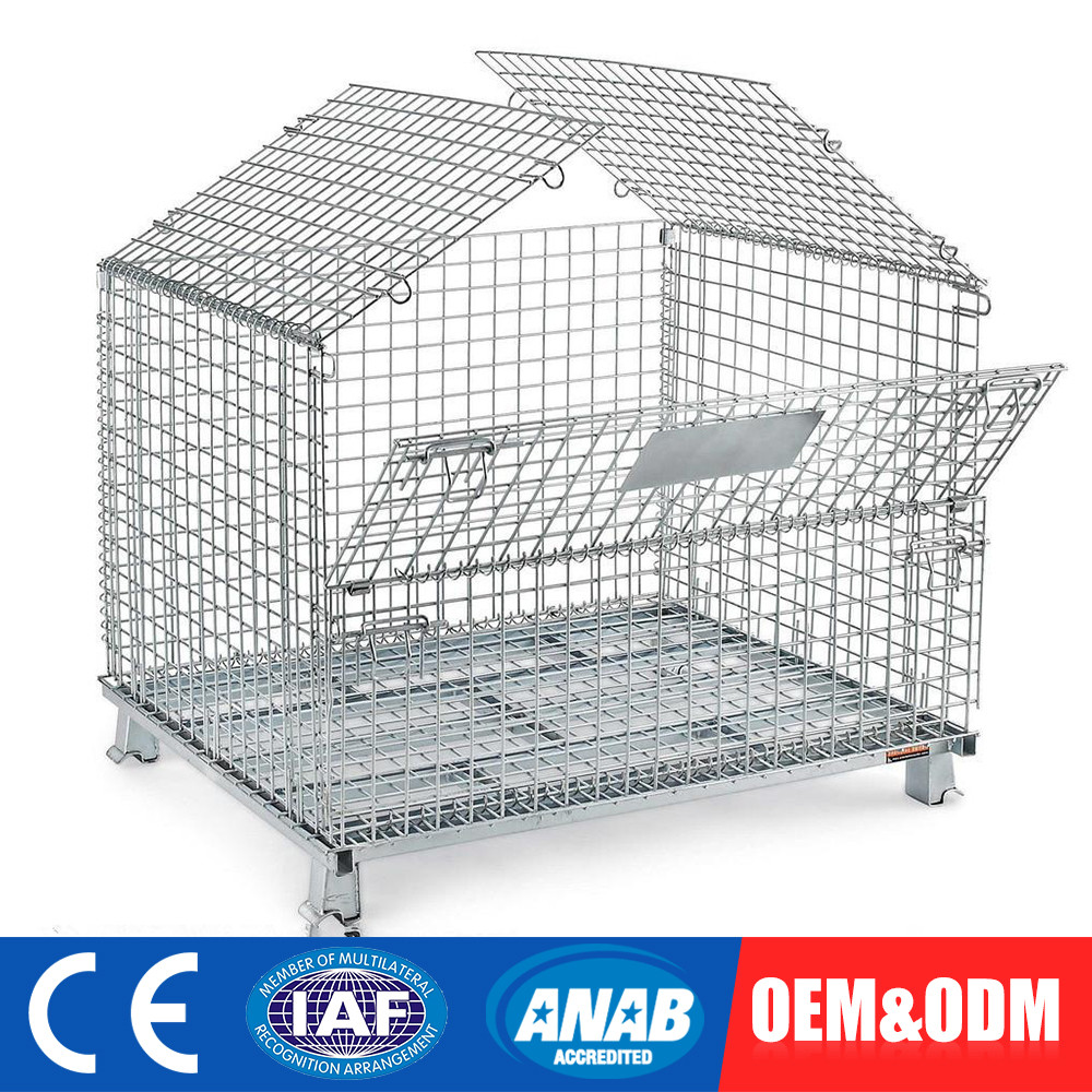 Buy Steel Warehouse Cage/wire Mesh Container/storage Cage from ...