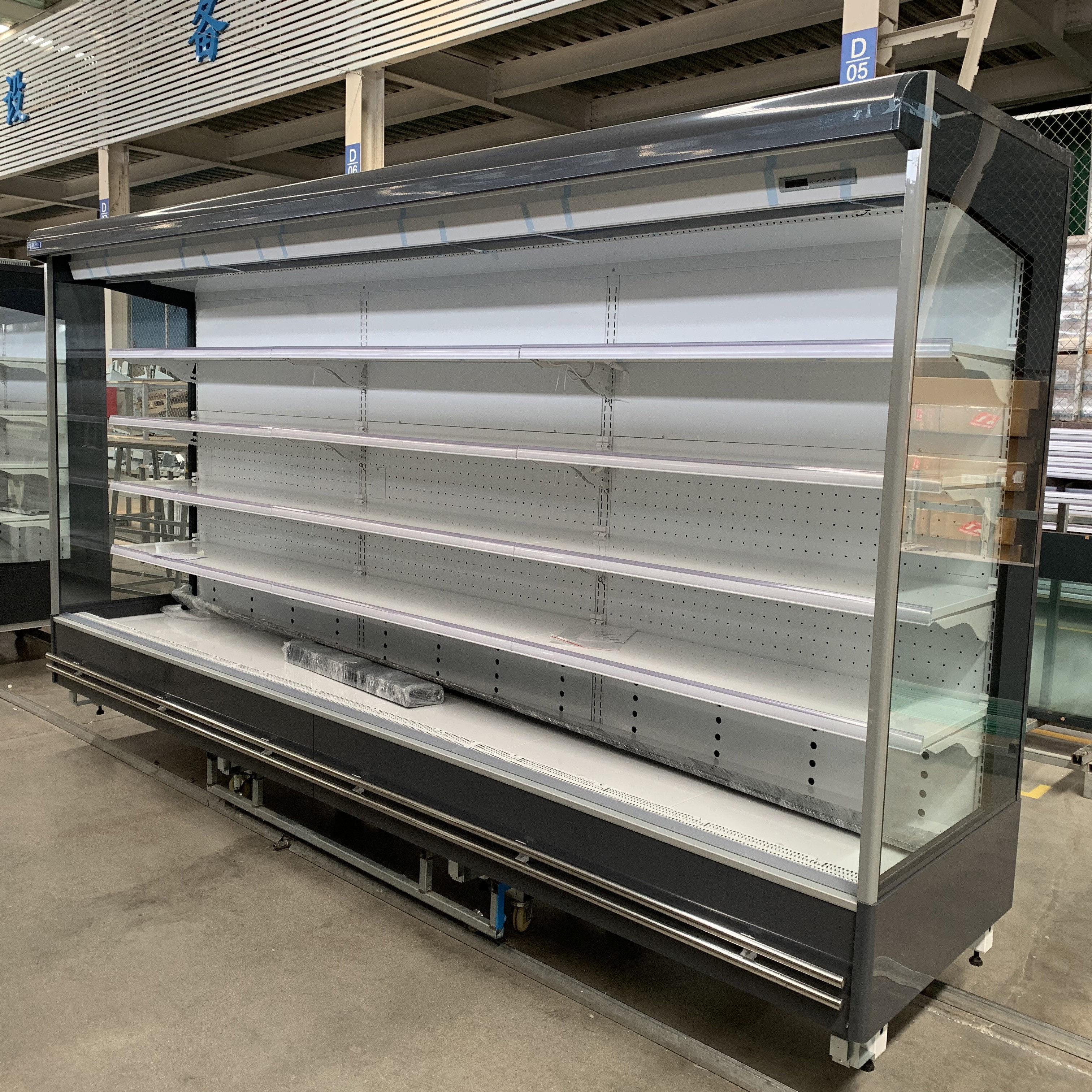 Buy Supermarket Fruit Vegetable Display Open Refrigerator Commercial ...