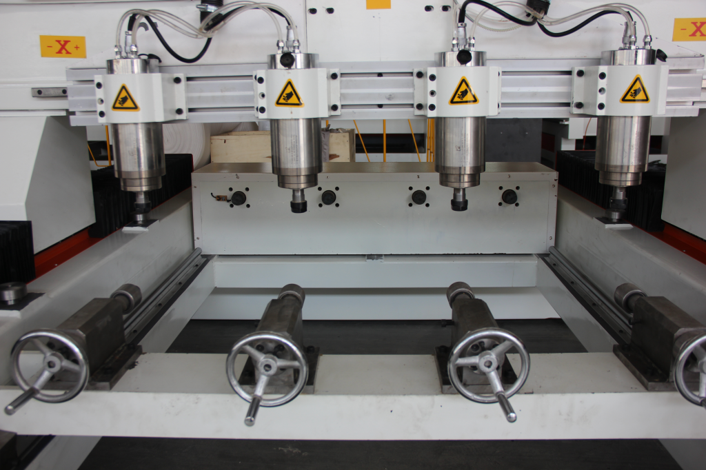 Buy Superstar 4 Heads 3d 4 Axis Multi Spindles Cnc Router With Rotary ...