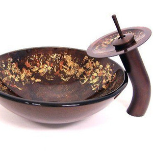 Buy Toilet Sanitary Ware Tempered Glass Bowl Shape Basin For Bathroom ...