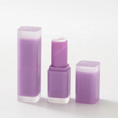 Buy Transparent Purple Square Lipstick Tubes Classic Cute Empty ...