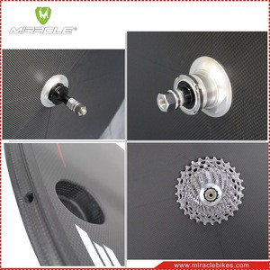 Buy Triathlon Disc Wheel Cover Bicycle 3k Weave Carbon Wheels Matte ...
