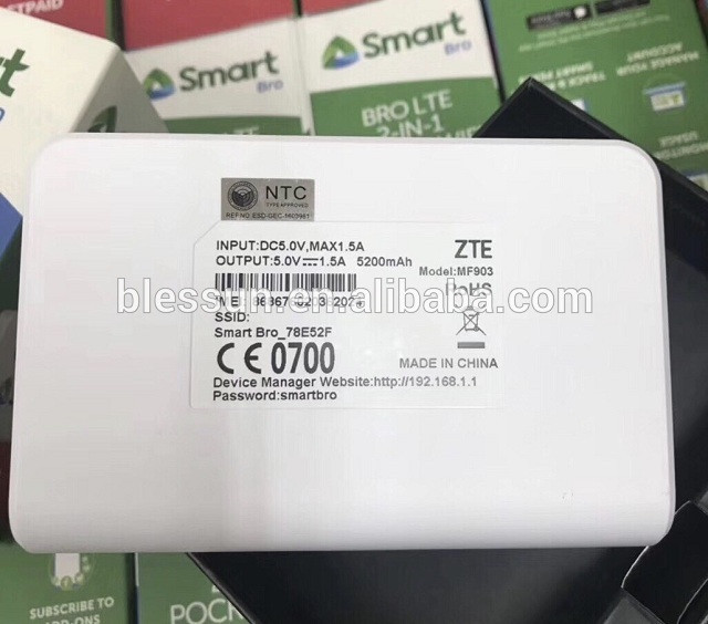 Buy Unlocked Zte Mf903 4g Mobile Wifi Pro Router 5200mah Power Bank ...