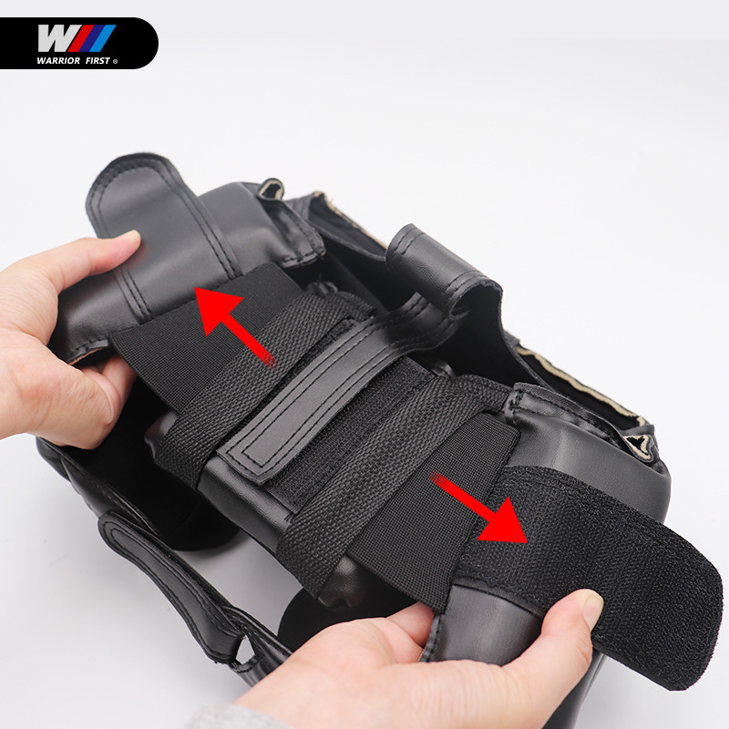 Buy Velcro Closed Boxing Helmet Muay Thai Pu Leather Training Sparring ...