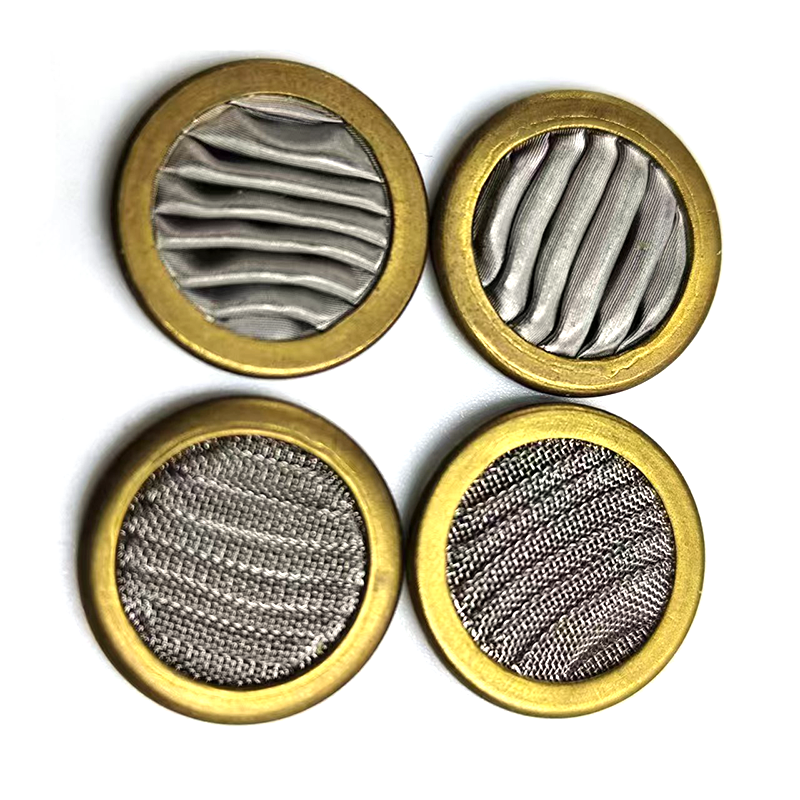 Buy 2025 Round Corrugated Stainless Steel & Brass Edge Pleated Valve ...