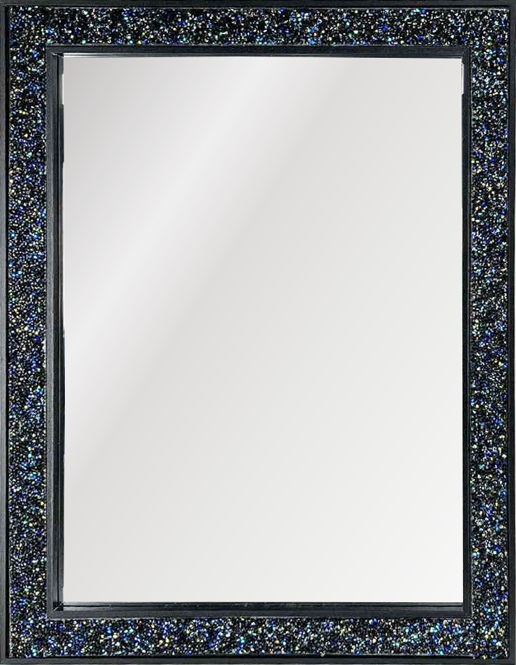 Buy Black Mirror Made By Mdf And Mirror For Home Living Room Bedroom ...