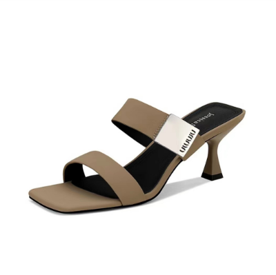 Buy Open Square Toe Heel Shoes from Guangzhou Huazhi Shoes Co., Ltd ...