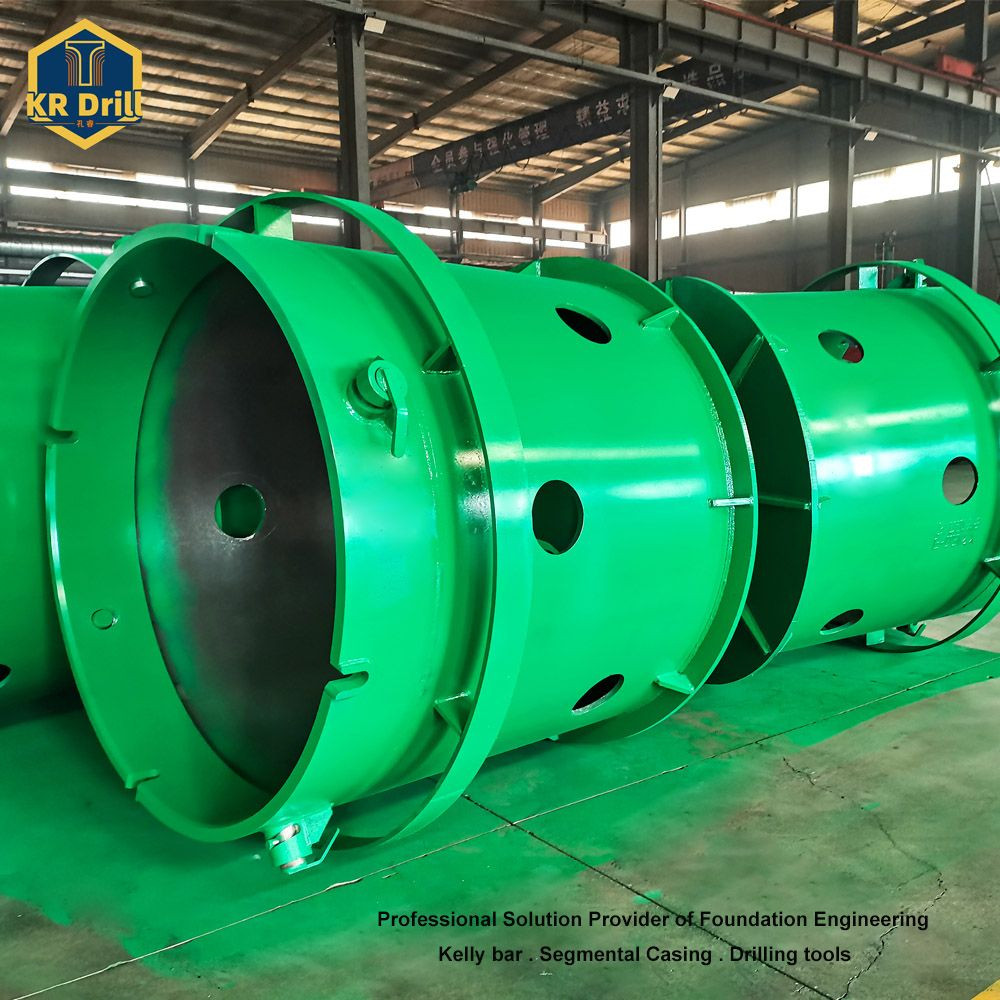 Buy Foundation Engineering Piling Machine Segmental Casing Double Wall ...