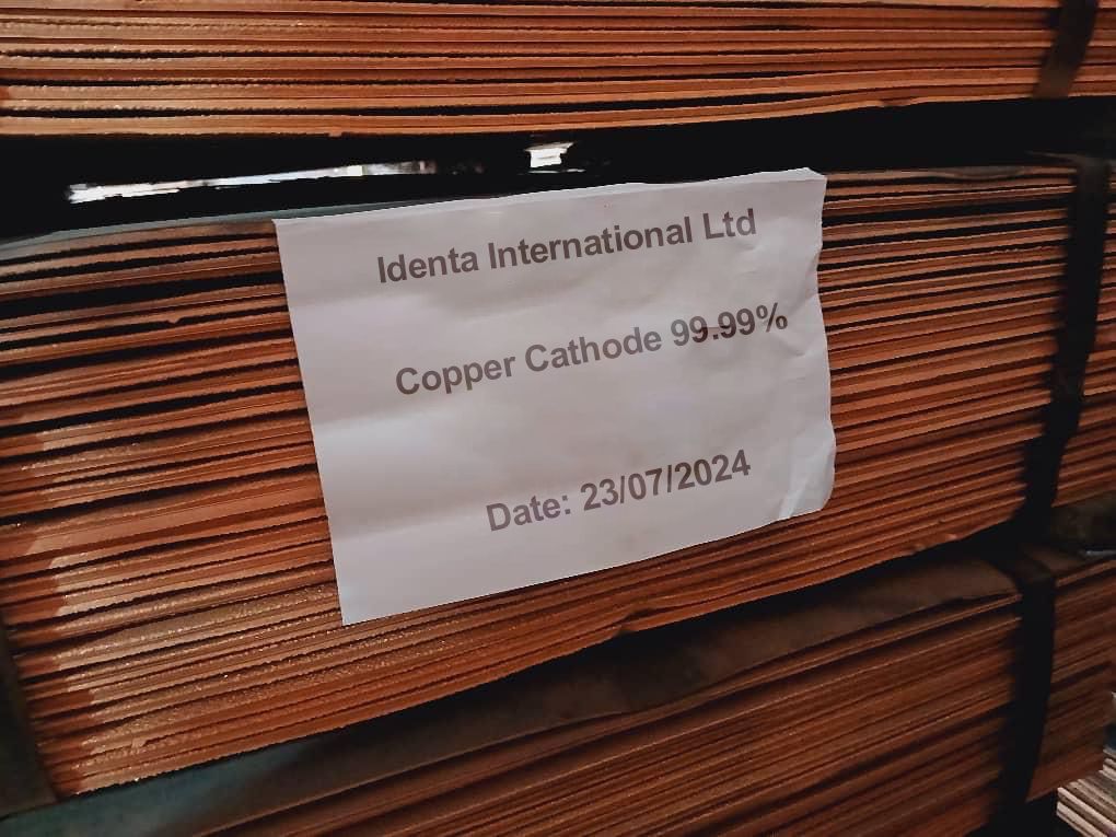 Buy Copper Cathode from Identa International Ltd, Tanzania | Tradewheel.com