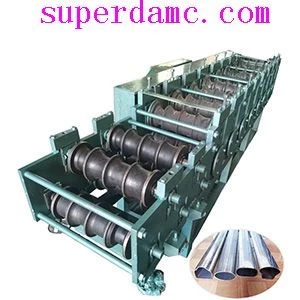 Buy Stainless Steel Metal Stair Railing Handrail Roll Forming Machine ...
