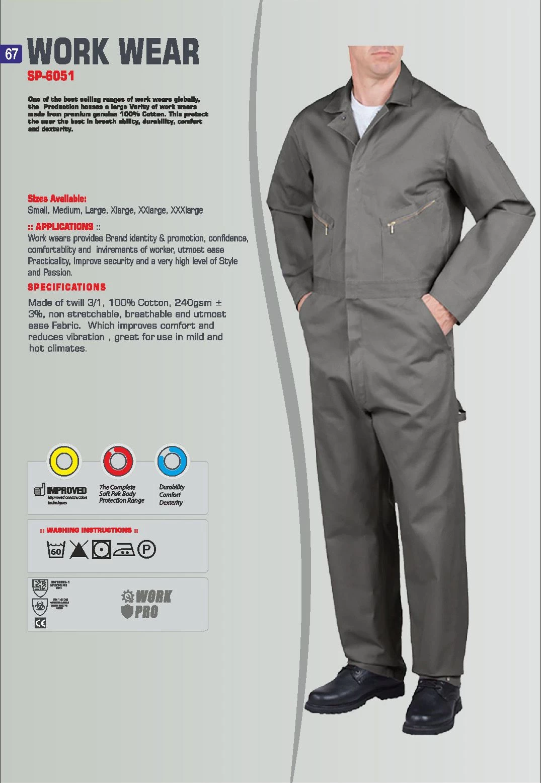 Buy Workwear Cotton Overall from SoftPak Industries, Pakistan ...