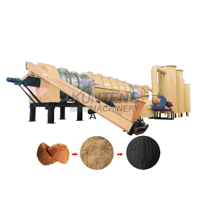 Buy Charcoal Making Machine Plant Cashew Nuts Shell Carbonization ...