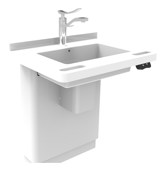 Buy Height-adjustable Washbasin With Electric Lift System from Suzhou ...