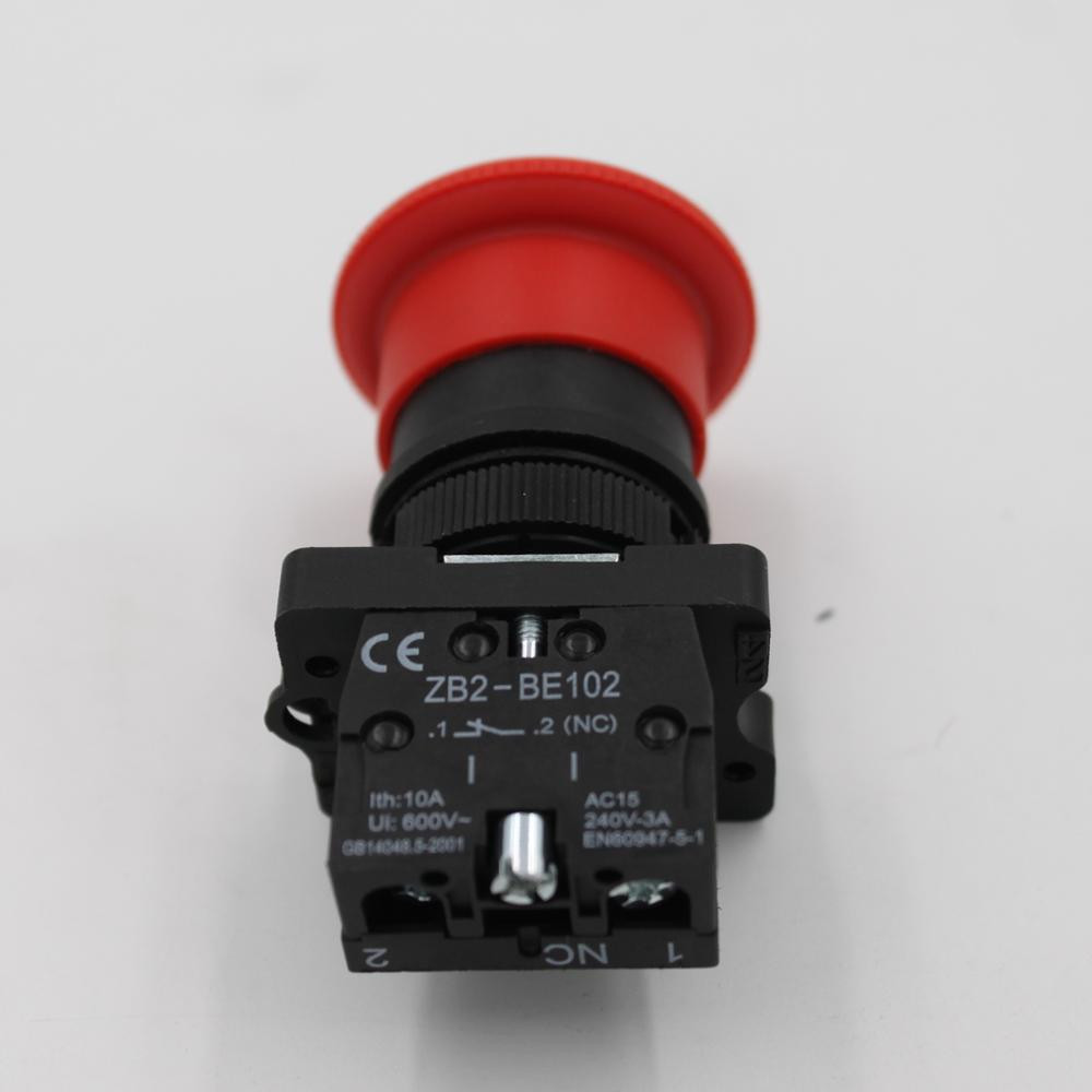 Buy 22mm Emergency Stop Switch Push Button Xb2-es542 With Mushroom Head ...