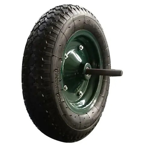 Buy 3.50-8 Pneumatic Inflatable Rubber Wheelbarrow Wheel Barrow Tire ...