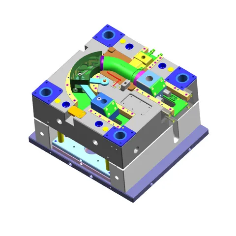 Buy Abs Rotary Structure Demould Plastic Injection Mold 3d Design ...