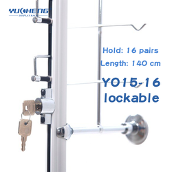 Buy Aluminum Alloy Lockable Wall Mount Display Rack Sunglasses Standing ...