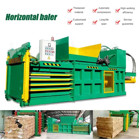 Buy Automatic Horizontal Balers For Waste Paper/cardboard Hydraulic ...