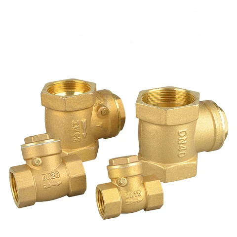 Buy Brass Horizontal Check Valve, One-way Valve, Water Meter, Water ...