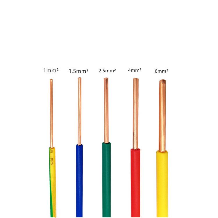 Buy Bv Thw Thhn Electrical Wire Cable 1.5mm 2.5mm 4mm 6mm Single Core Copper Electrical Wires ...