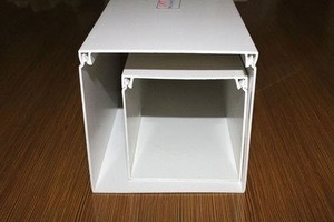 Buy Cable Tray Pvc Plastic Cable Duct 100100 Wire Raceway from Hangzhou Duchuang Imp & Exp Co ...