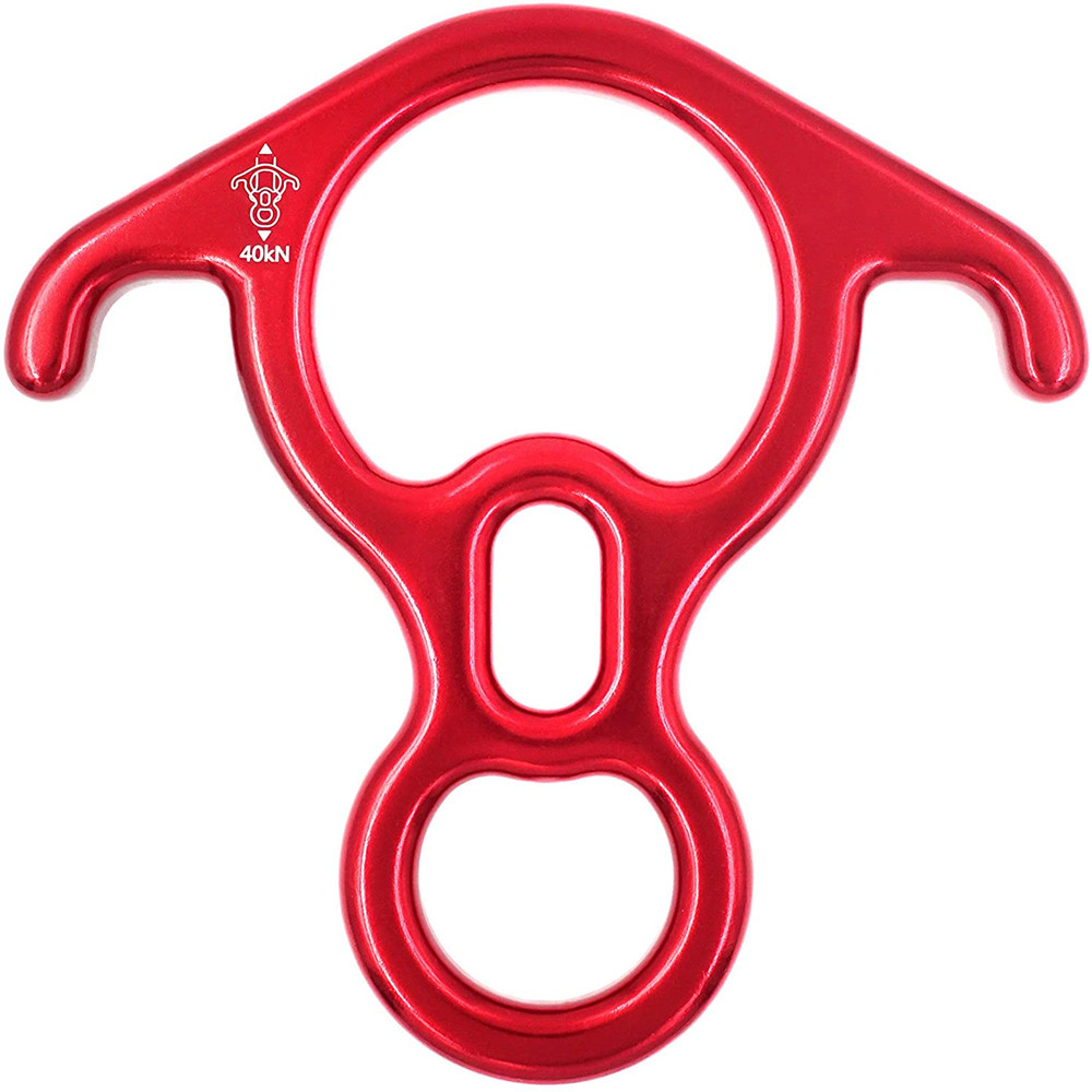 Buy Climbing 40kn Rescue Figure 8 Descender With Bent-ear Rappelling ...