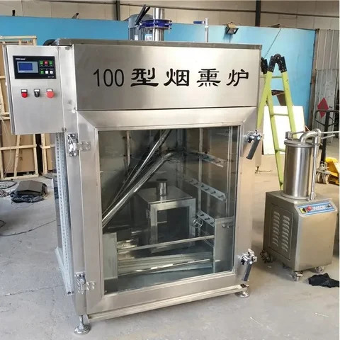 Buy Commercial 100kgs Drying Smoked Machine Smoker Oven Smoke House For ...