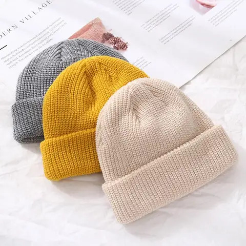 Buy Custom Japanese Knitting Popular Logo Hat Qiu Dong Man Without Hat ...