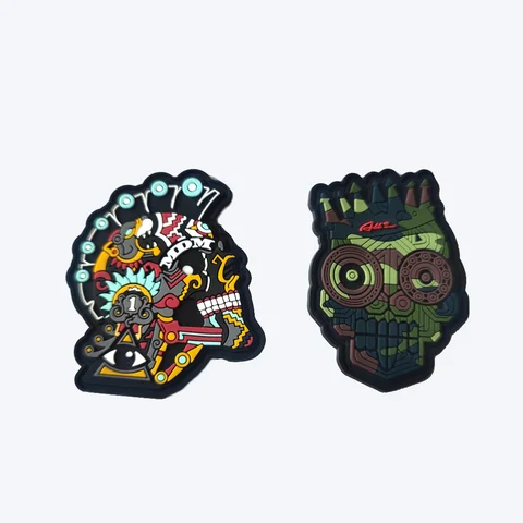 Buy Customized Raised Rubber Logo Pvc Patches Soft Badge Silicone Patch ...