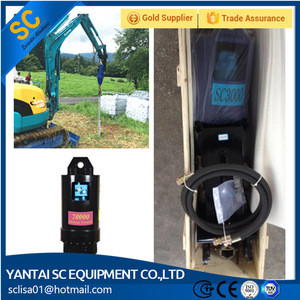 Buy Double Pin Auger Cradle /earth Auger Mounted By Excavator Kato ...