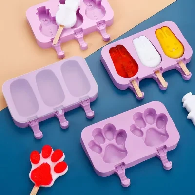 Buy Easy Release Ice Pop Reusable Make, Ice Cream Molds 3 Pieces ...