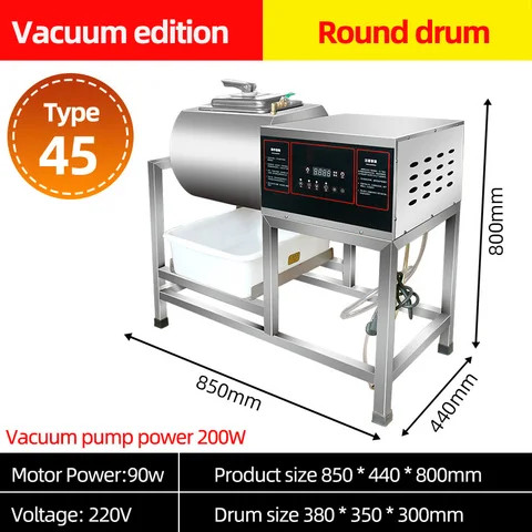 Buy Electric Automatic Rotary Vacuum Marinator Machine For Meat Pickle ...
