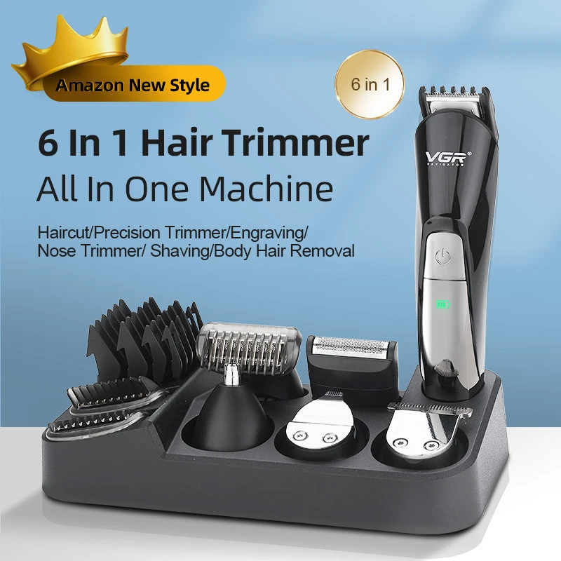 Buy Electric Cordless Hair Cut Trimmer Men Grooming Kit Stainless Steel ...