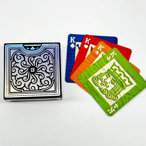 Buy Factory Luxury Limited Edition Cool Playing Cards Deck Silver Foil ...