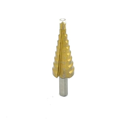 Buy Factory Pagoda Shape Hss Spiral Flute Triangle Shank Hole Cutter ...